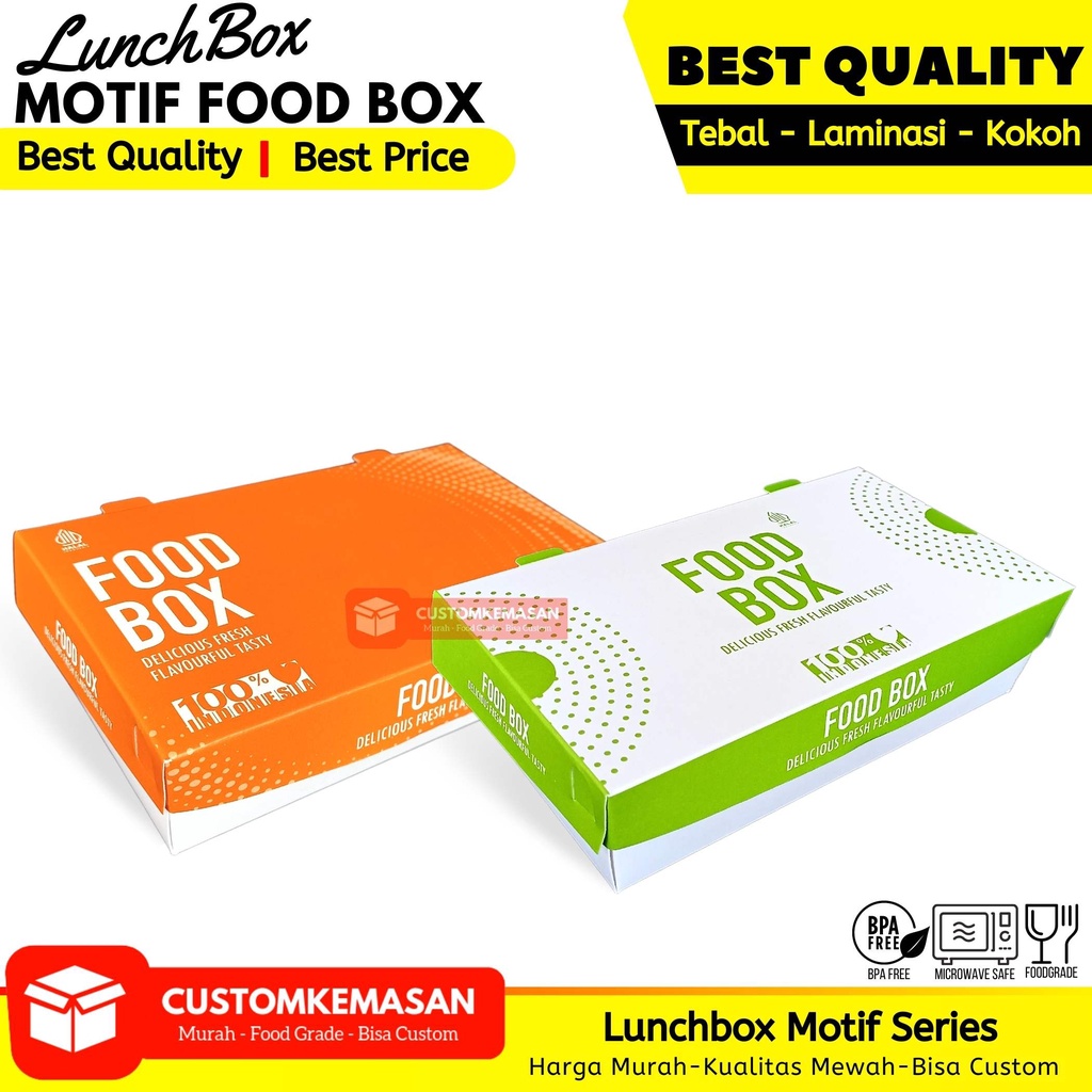 Motif Printed Paper Lunch Box / Paper Lunch Box / Paper Lunch Box ...