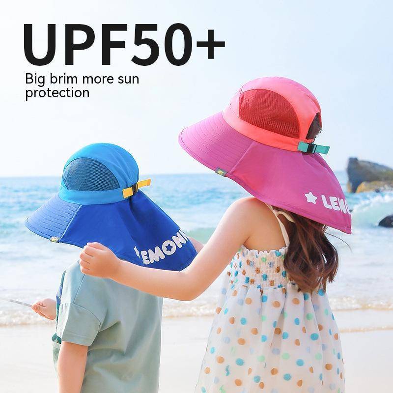 Baby Big Brim Hat Children's Hat Kids Sunblock Hat Children's Sun Hat ...
