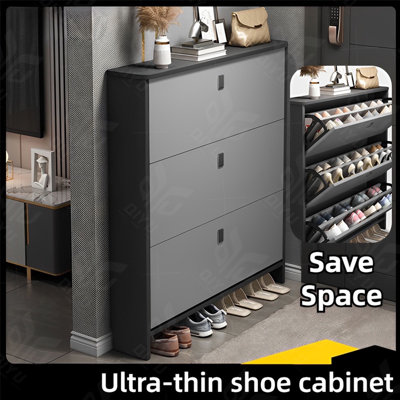 🔥SG Local Seller+Half Price🔥Double Layer Shoe Cabinet 17/24cm Shoe Rack ...