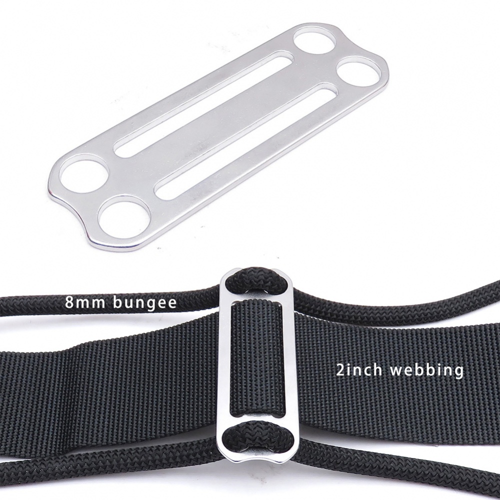 Slide Keeper Attaching Accessories D-Ring Dive Scuba Dive Silver ...