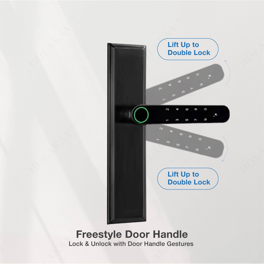 Single sided Digital Gate Lock | HDB Metal Gate Digital Lock ...