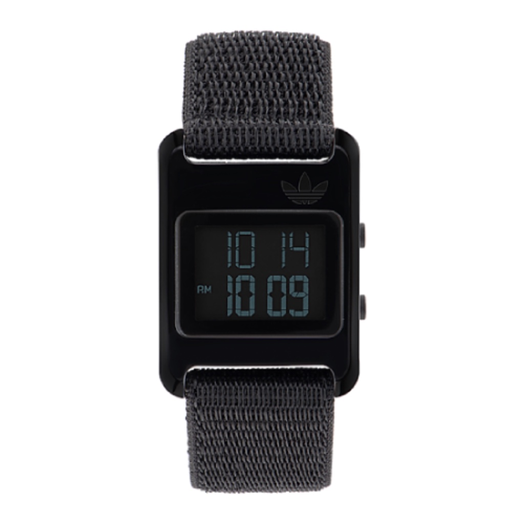 adidas Originals Retro Pop Digital 31mm Fabric Strap Watch - Black ...