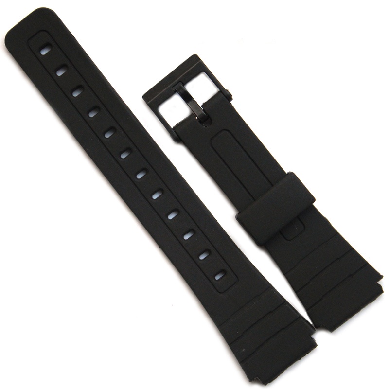 Suitable for Casio F Watch Small Black Watch Spare Strap, 18mm 91W ...