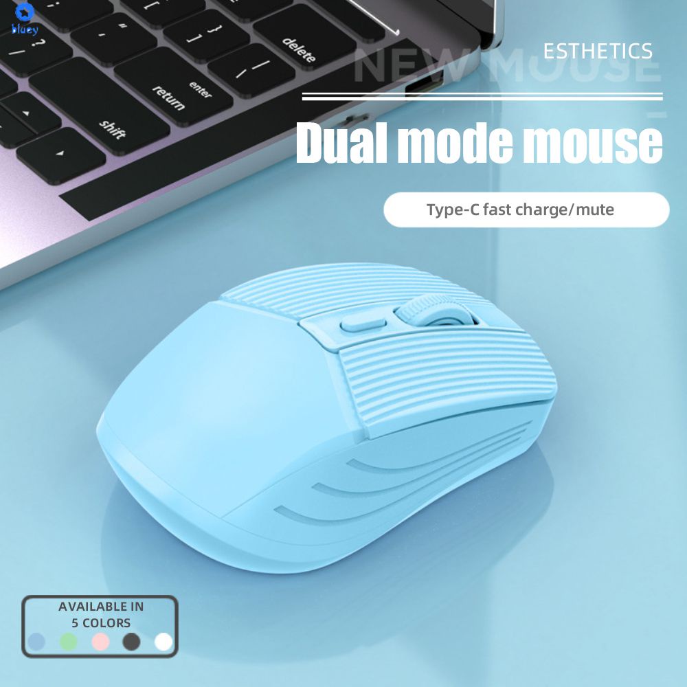 2.4g Wireless Mouse 160dpi Rechargeable Bluetooth-compatible Wireless ...
