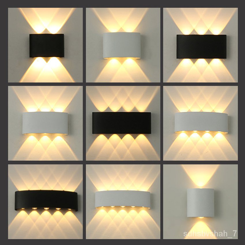 YQ9 Simple led Wall Lamp Living Room Bedroom Wall Lamp Bathroom Aisle ...