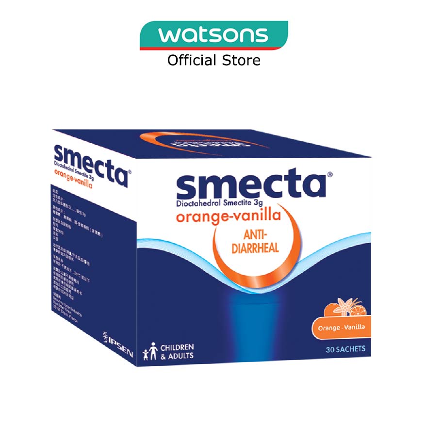 SMECTA Orange Vanilla Powder (Treats And Relieve Diarrhea) 30s | Shopee ...