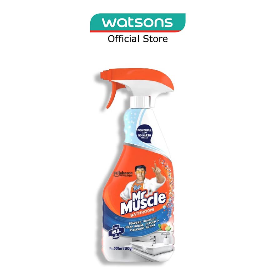 MR MUSCLE 5 In 1 Total Bathroom Cleaner, Trigger 500ml | Shopee Singapore