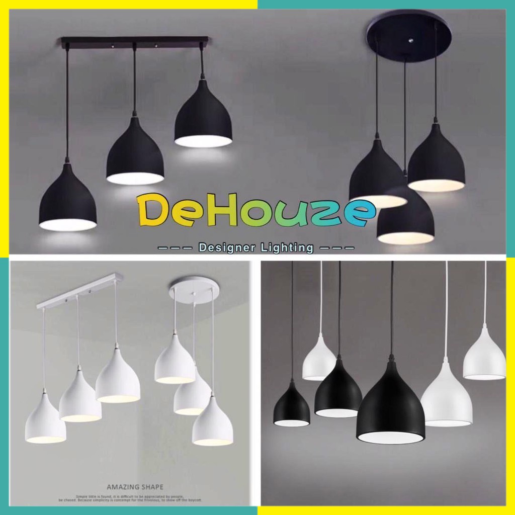 DeHouze Pendent Lamp / Modern Pendant Lights / Ceiling Lights / Lampu ...