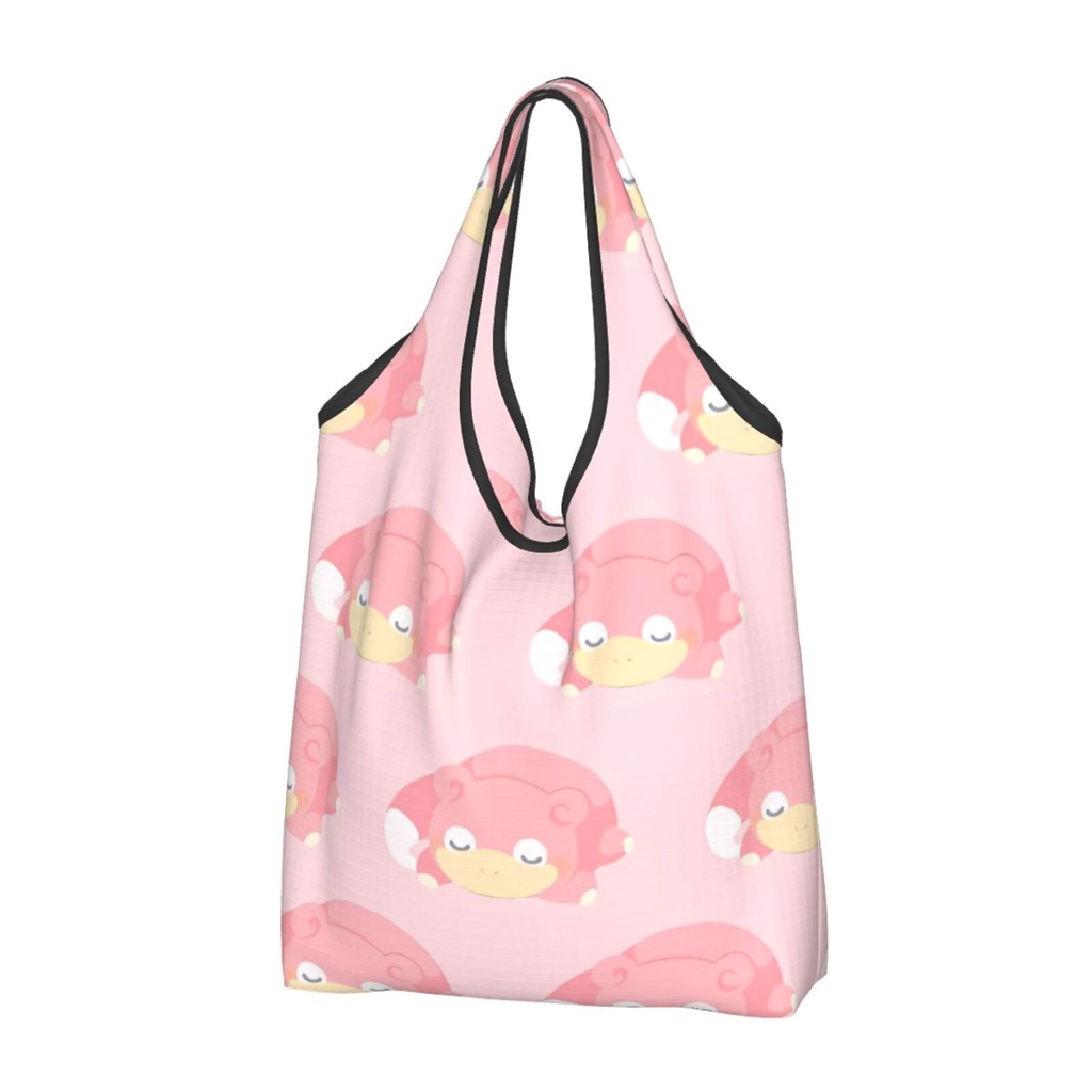 Pokemon Slowpoke Portable Shopping Bag Foldable Carry-On Reusable ...