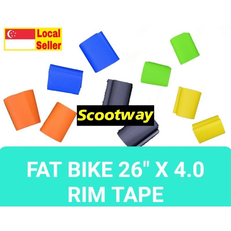 Fat Bike 26" X 4.0 Rim Tape (2pcs) | Shopee Singapore