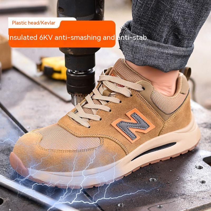 Safety Shoes Steel Toe Shoes Breathable Safety Boots Insulated 6KV Work ...