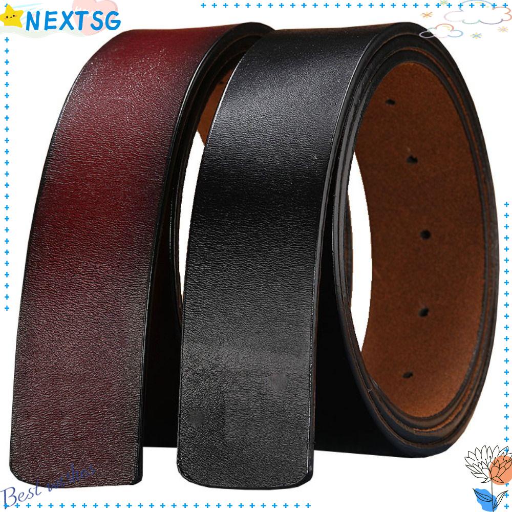 NEXTSG Genuine Leather Belt Durable Craft DIY Replacement 3.3/3.8cm ...