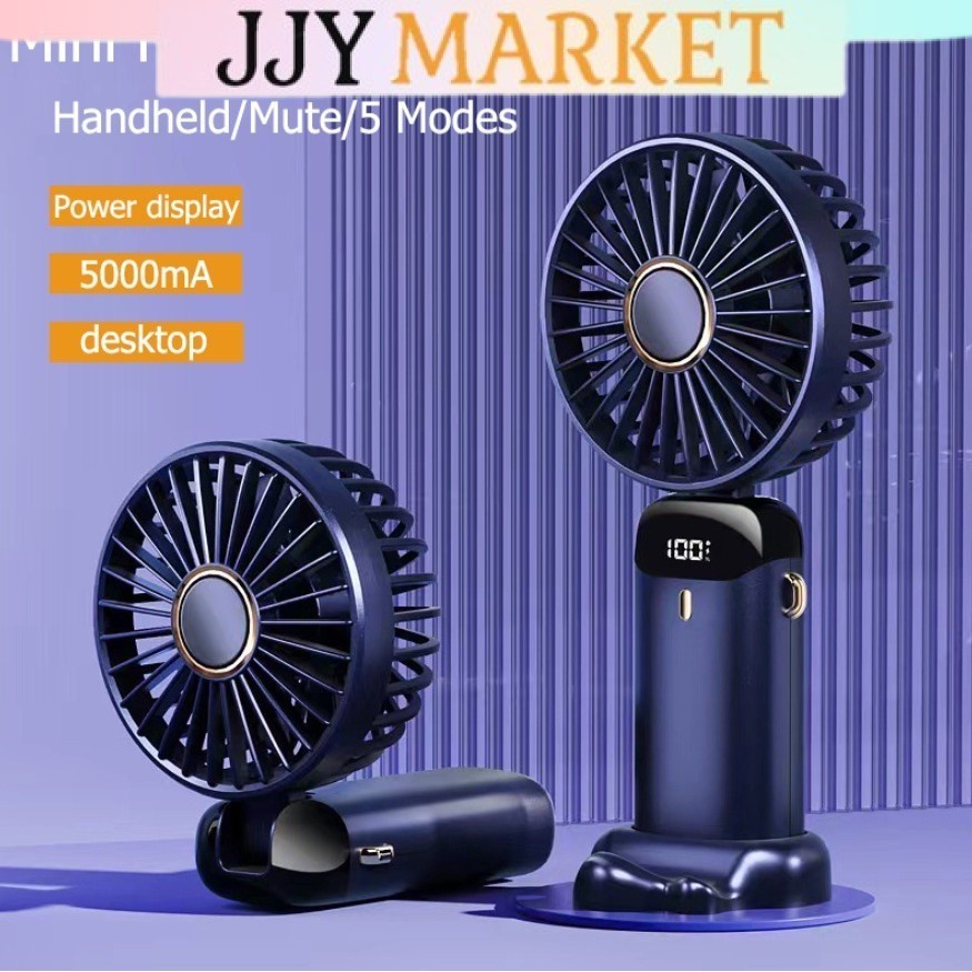Portable USB Mini Fan Adjustable Mini Fan Cooling Fan 5 Speed ...