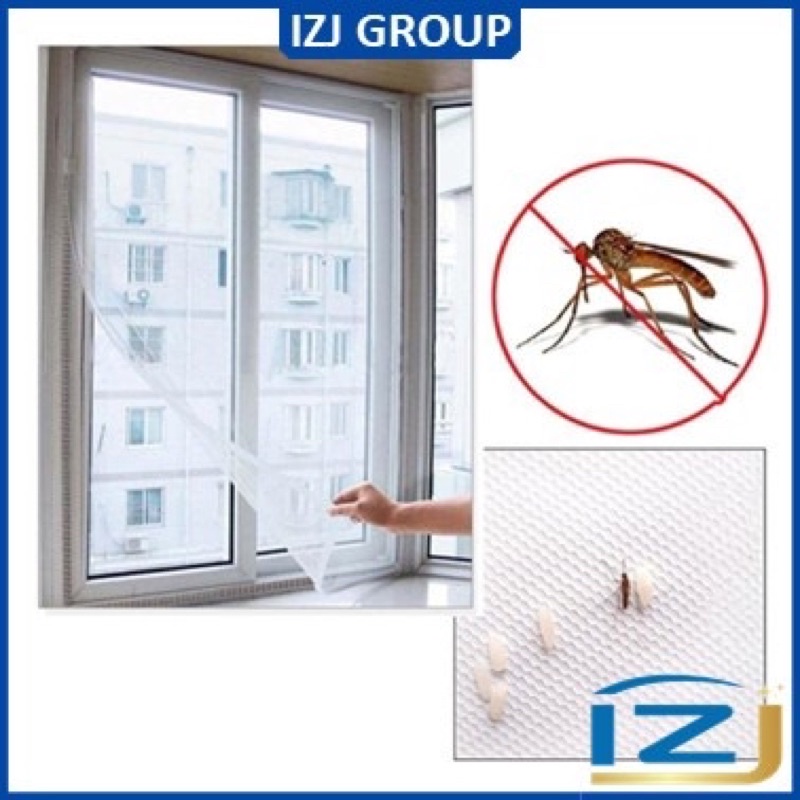 Window Mosquito Net/DIY Door Screen Flying Insect Net/Magic Protection ...
