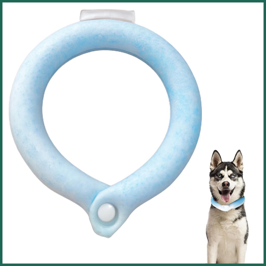 Dog Cooling Collar Cooling Pet Neck Band Neck Cooler Wrap for Cats Dogs ...