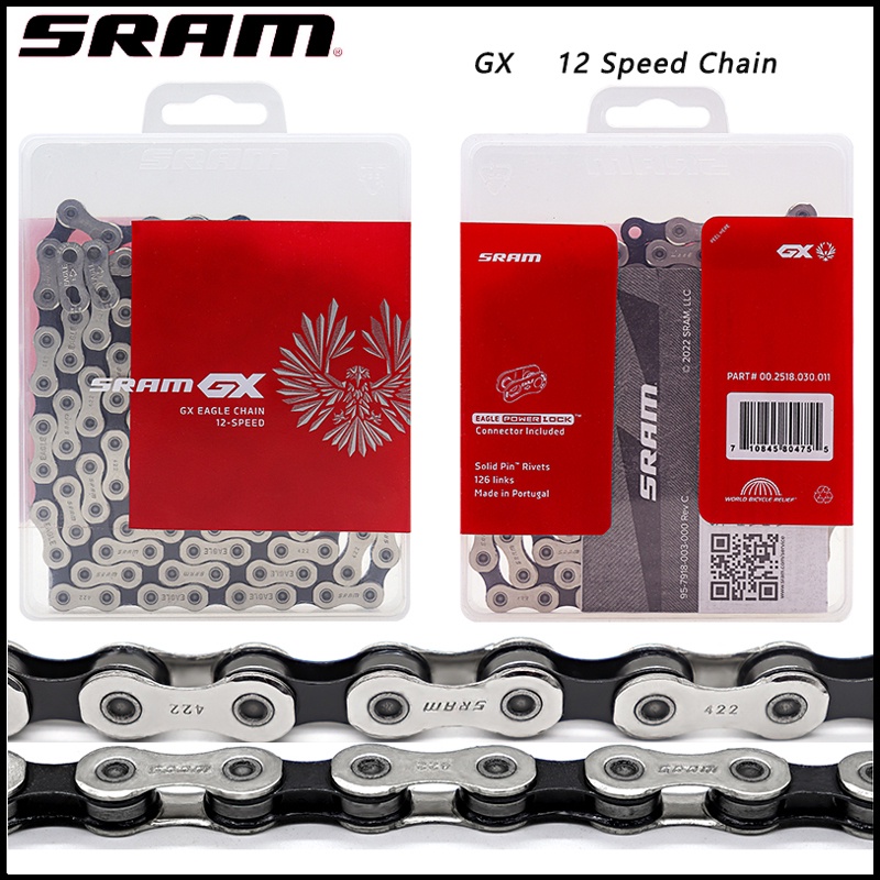 Sram GX Eagle 12 Speed Chain For MTB Mountain Bike 126L Bicycle Chain ...