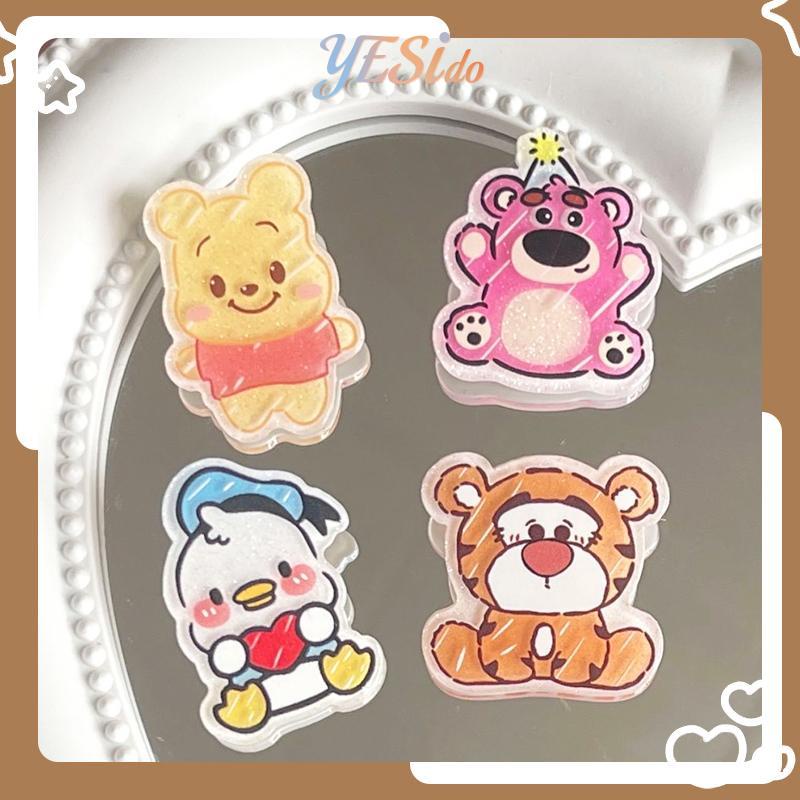 Disney Hair Clips Small Cute Cartoon Clips Pooh Strawberry Bear Bangs ...