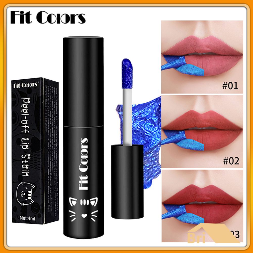 Fit Colors Amazing Peel Off Liquid Lipstick Non-stick Cup Tear Off Lip ...