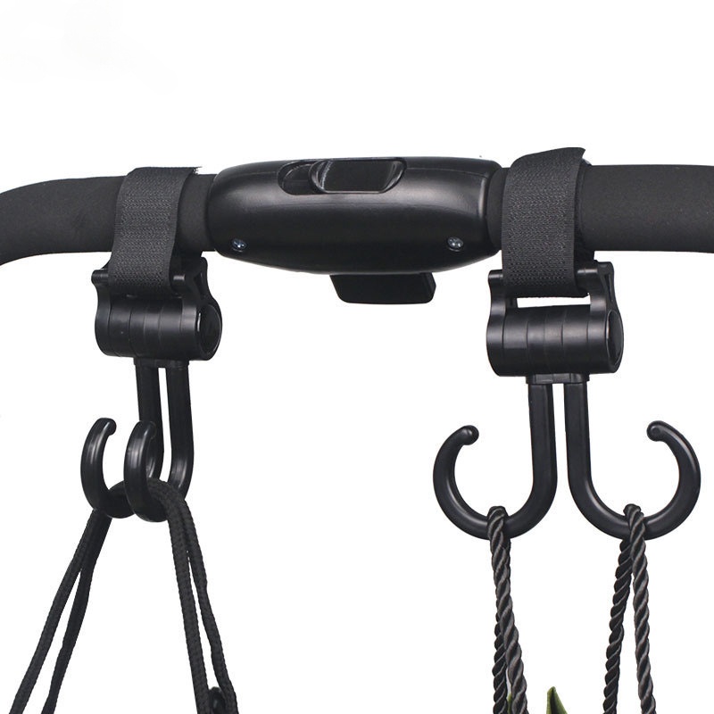 2pcs Baby Stroller Hook Double Hook Pram 360 Degree Rotatable Cart ...