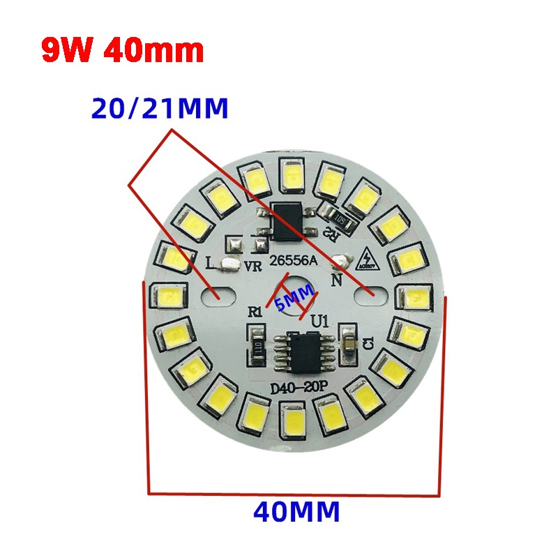 2pcs AC 220V Driver-free 2835 SMD Led Chip 3W - 18W 28mm - 120mm Lamp ...