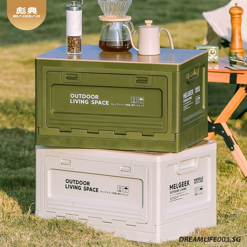 Foldable Outdoor Camping Storage Box Foldable Camping Car Trunk Storage ...