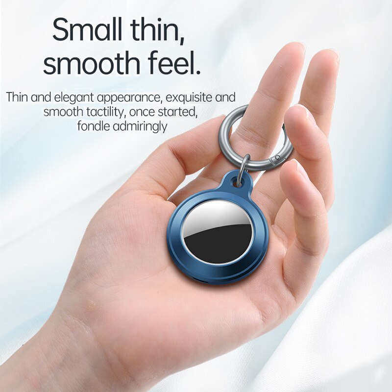 Premium Magnetic Metal Case For Apple AirTag Protective Cover For Apple ...