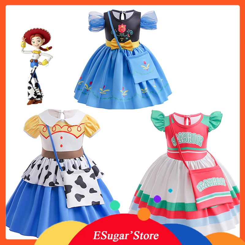 Toy Story Jessie Dress Disney Frozen Anna Princess Dress For Baby Girl ...