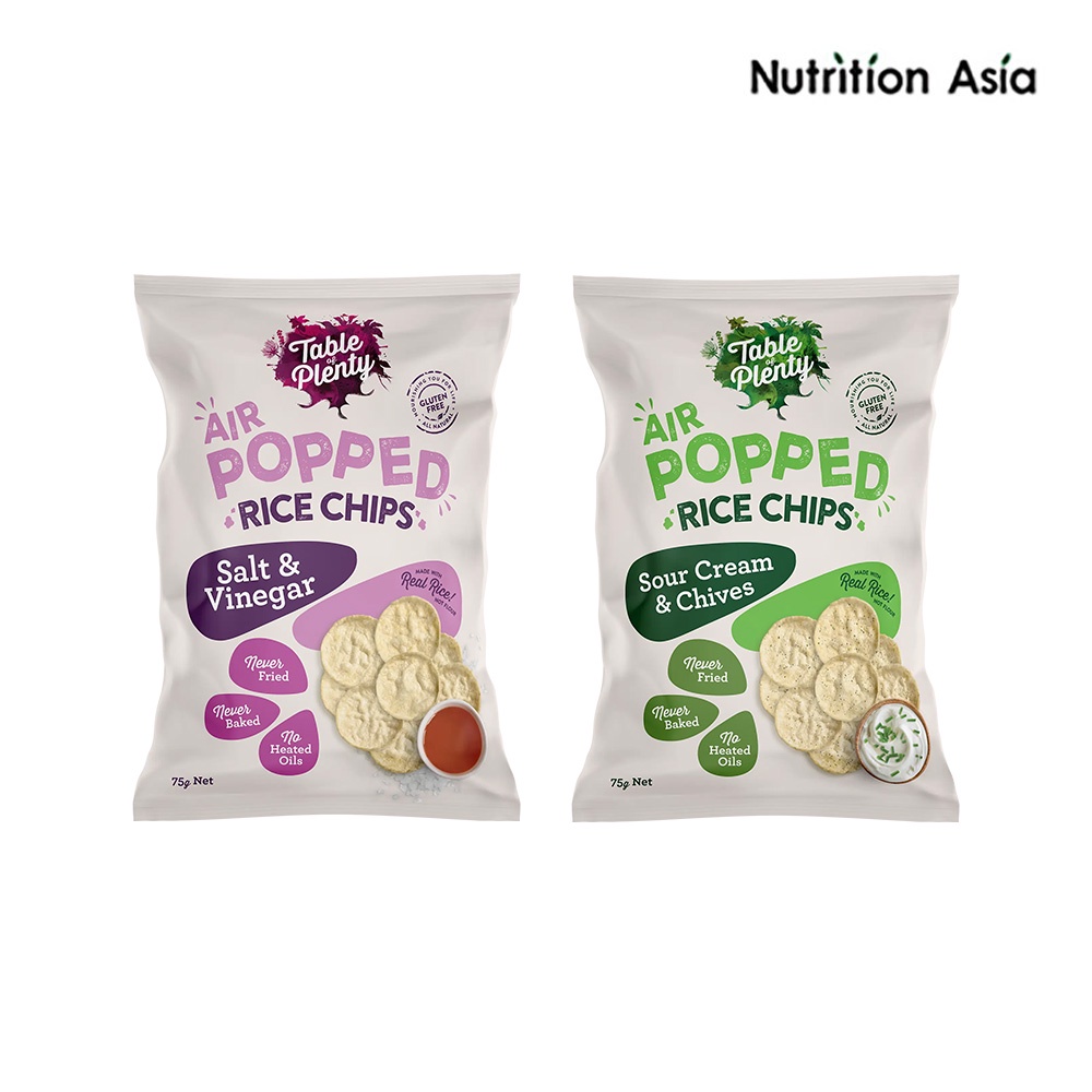 Table of Plenty Air Popped Rice Chips 75g | Shopee Singapore