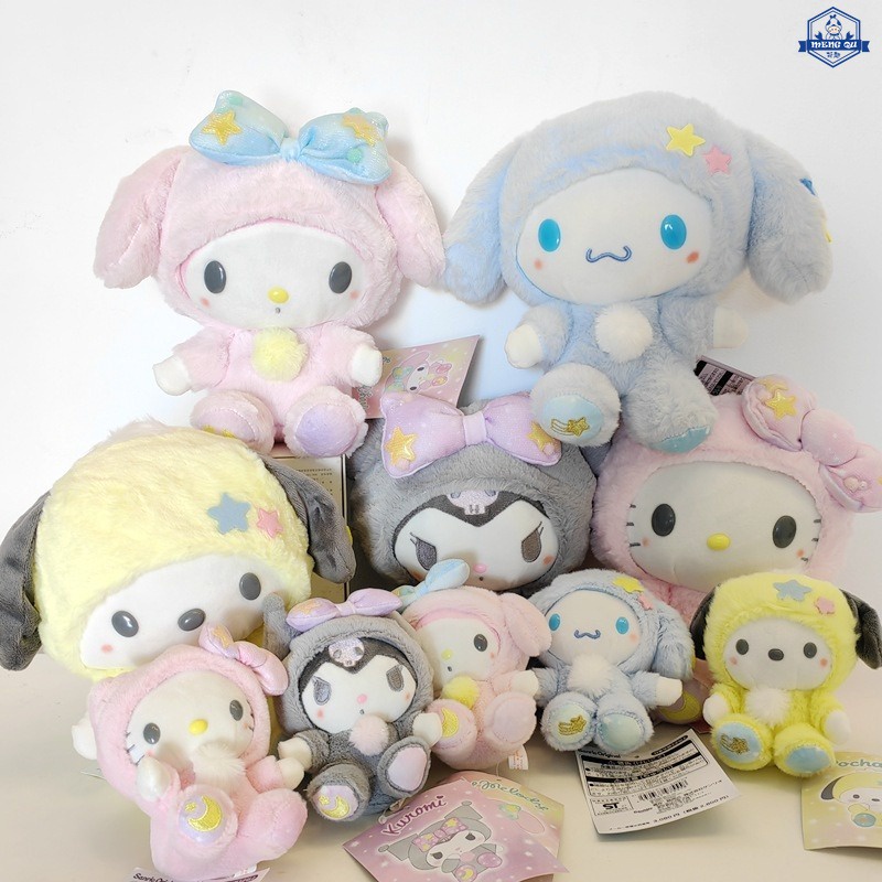 Sanrio Plush toys New Product Kulomi Hello Kitty My Melody Cinnamon Roll Plush Doll Pendant Gift ...