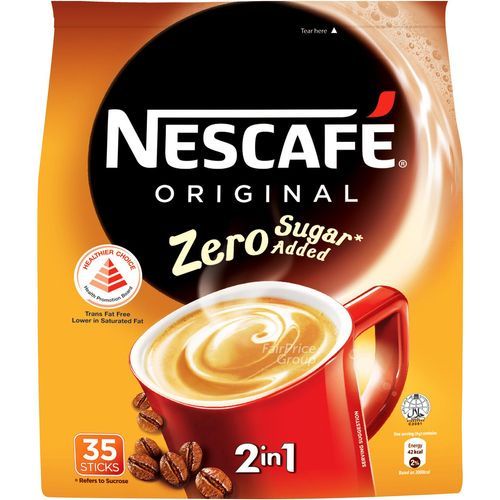 Nescafe 2 In 1 Instant Coffee Original Zero Sugar Added 30 x 9g ...
