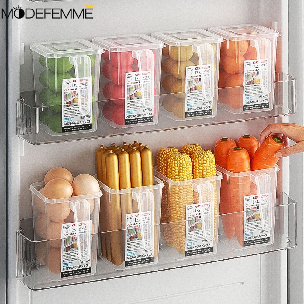 Refrigerator Food Fresh Storage Box / Fridge Side Door Fruit Vegetable ...