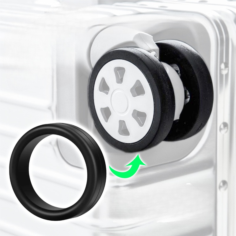 4Pcs Rubber Ring, Diameter 35 mm Flexible Luggage Wheel Ring, Durable ...