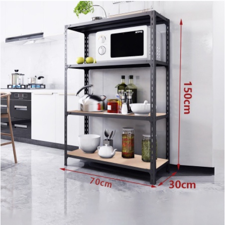 5-layer HDB bomb shelter rack iron shelf kitchen storage rack ...