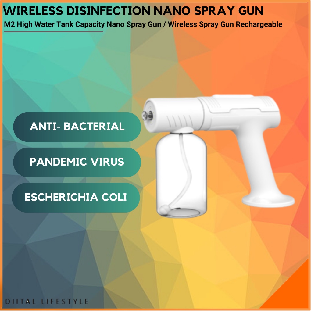 disinfectant spray gun New M1 M2 Nano Electric Spray Gun Blue Light ...