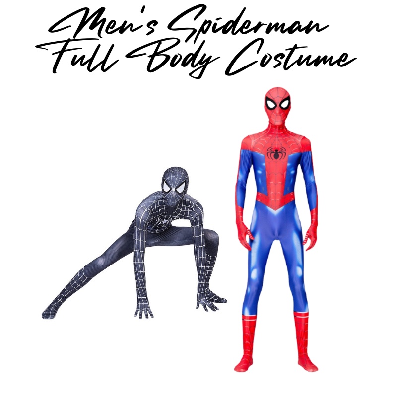 Roleplay : Men's Full Spiderman Body Suit (MTH 444231011) | Shopee ...