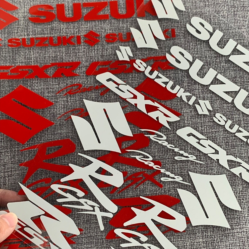 Suzuki Reflective Body Fuel Tank Sticker Helmet Sticker GSXR 18CM X 25 ...