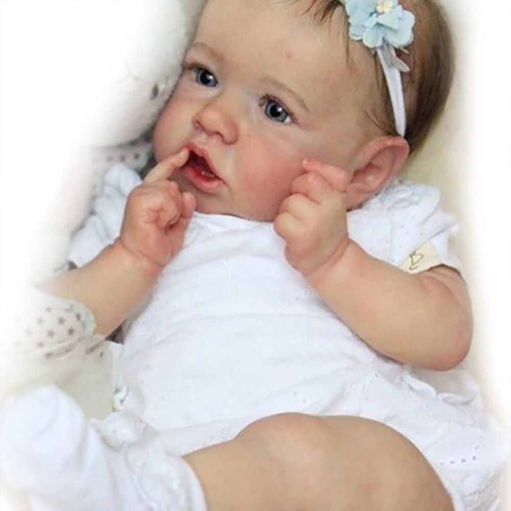 Realistic Rebirth Doll 56cm/22 Inch Realistic Newborn Doll Vinyl Full ... Realistic Rebirth Doll 56cm/22 Inch Realistic Newborn Doll Vinyl Full ...