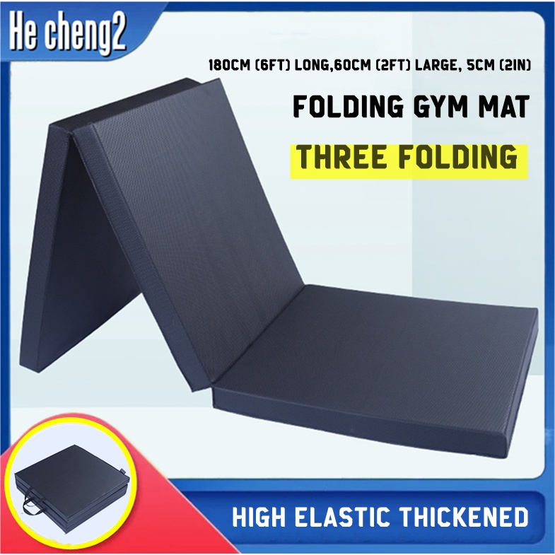 "Local Stock" Thick Folding Mat Exercise Yoga Gymnastic Tumbling ...