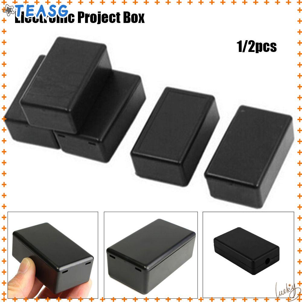 TEAK 1/2pcs Hot Electronic Project Box Black Instrument Case Waterproof ...