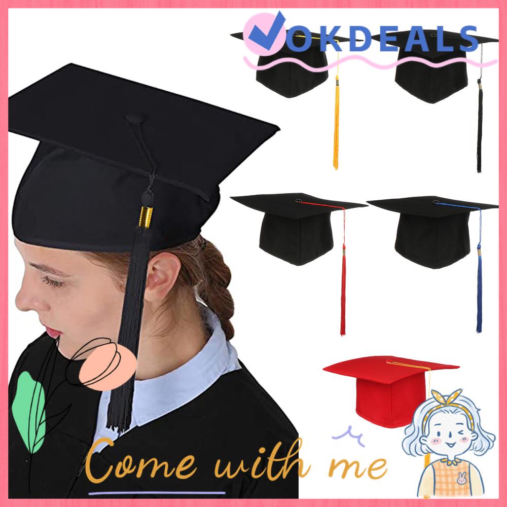 OKDEALS Party Supplies Mortarboard Cap High School University Academic ...