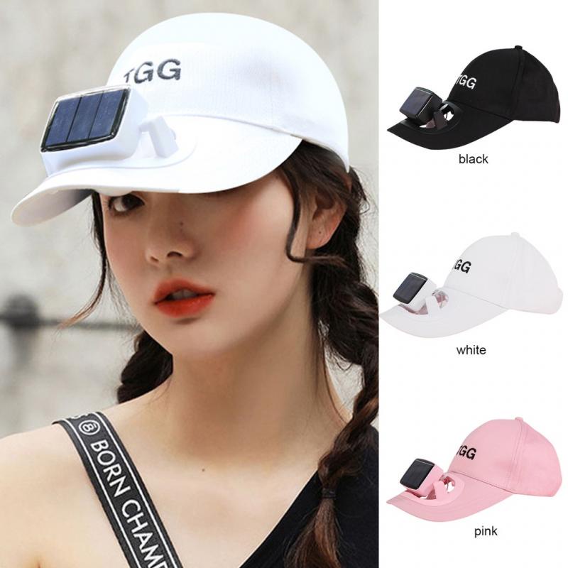 Sun Shade Hat With Fan Men And Women Couple Cap USB Solar Fan Hats ...