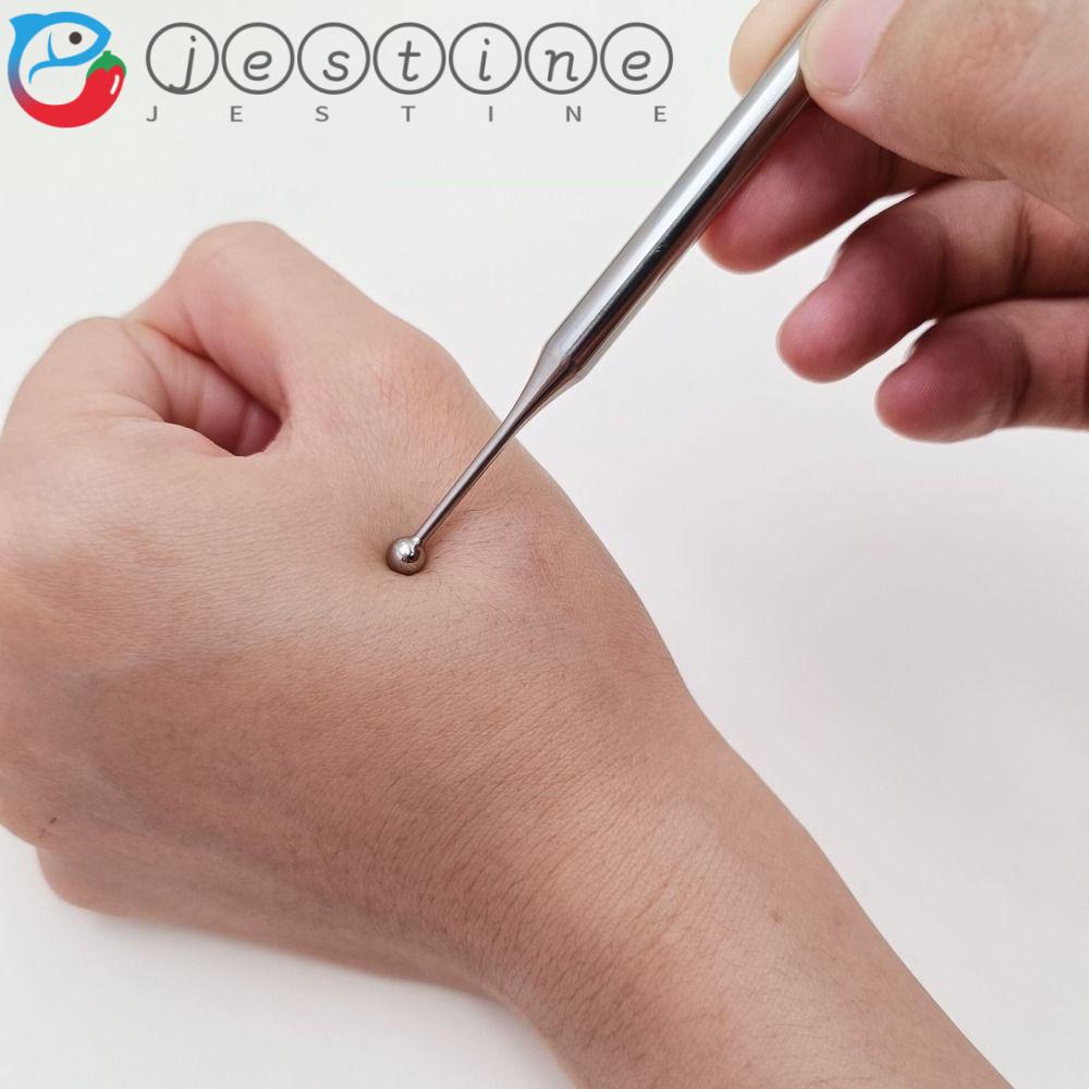 JESTINE Acupuncture Pen Household Handheld Double Head Trigger Point ...