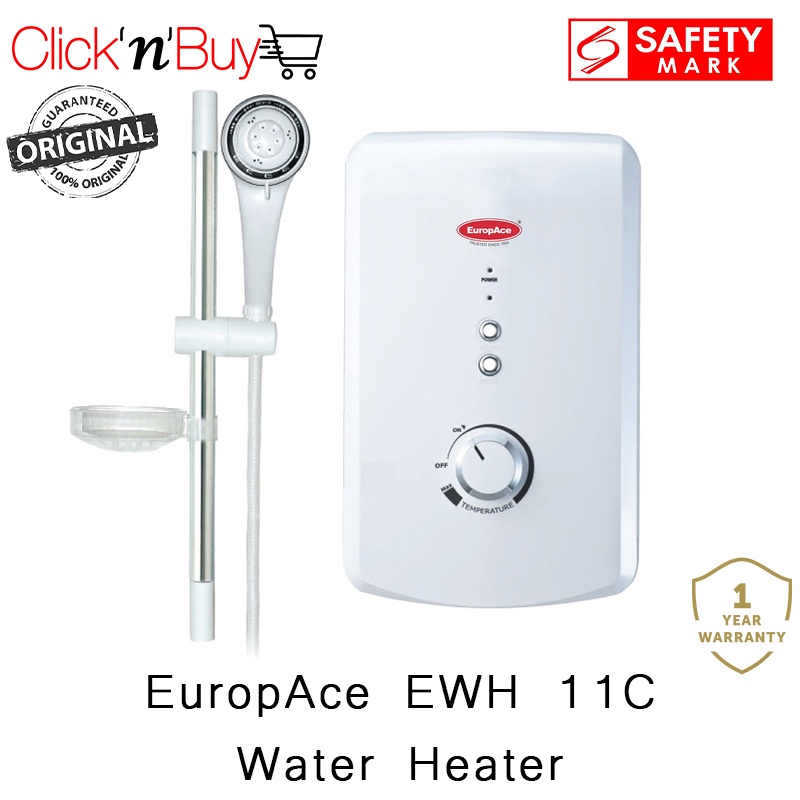 EuropAce EWH 11C | EWH 1500W Water Heater. aka EWH11C. Copper Heating ...