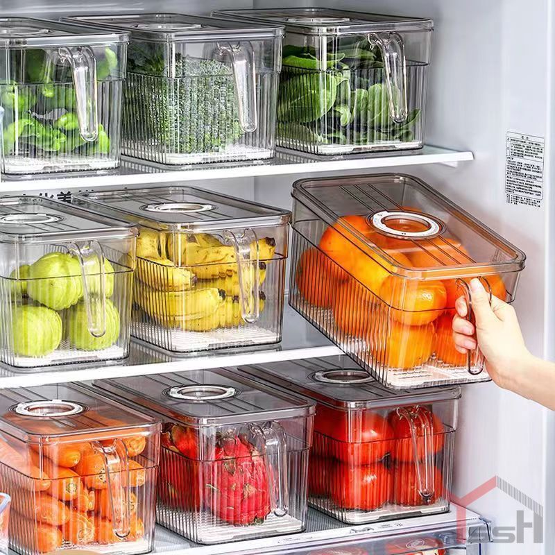 YSSH Kitchen Storage Box Food Preservation Box Refrigerator Storage Box ...