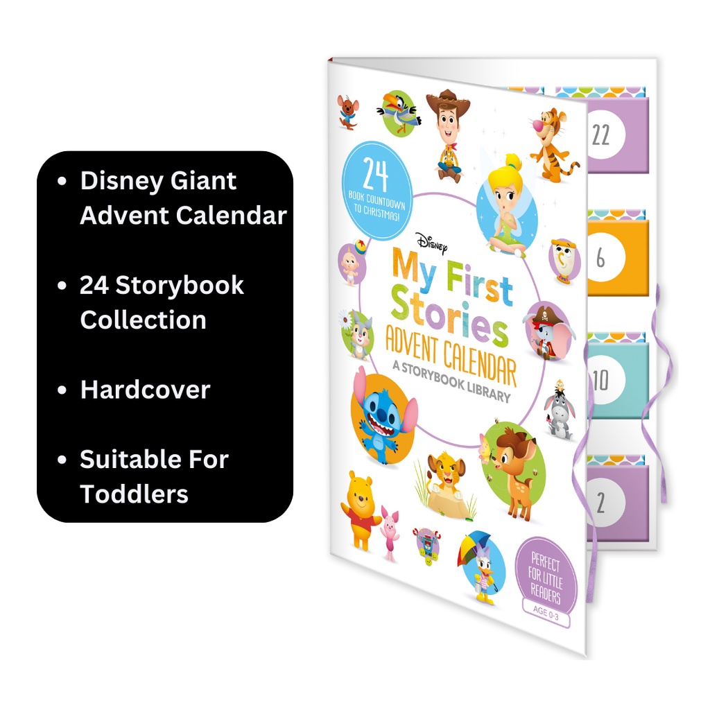 Disney My First Stories 24 Story Books Library Collection With Giant ...