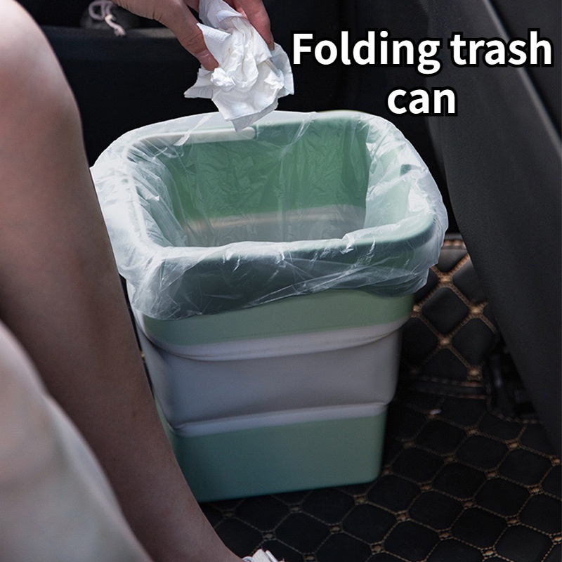 Magic Trash Can Plastic Portable Folding Eco-Friendly Recycle Bag ...