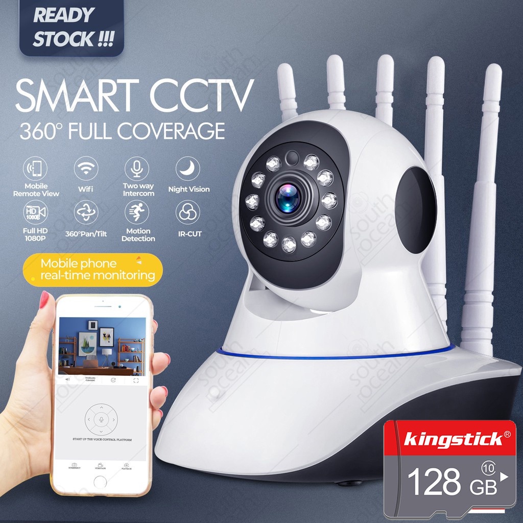 Cctv Camera WIFI V380 HD 1080P Two Way Talk Wireless Cam Webcam IPCam ...