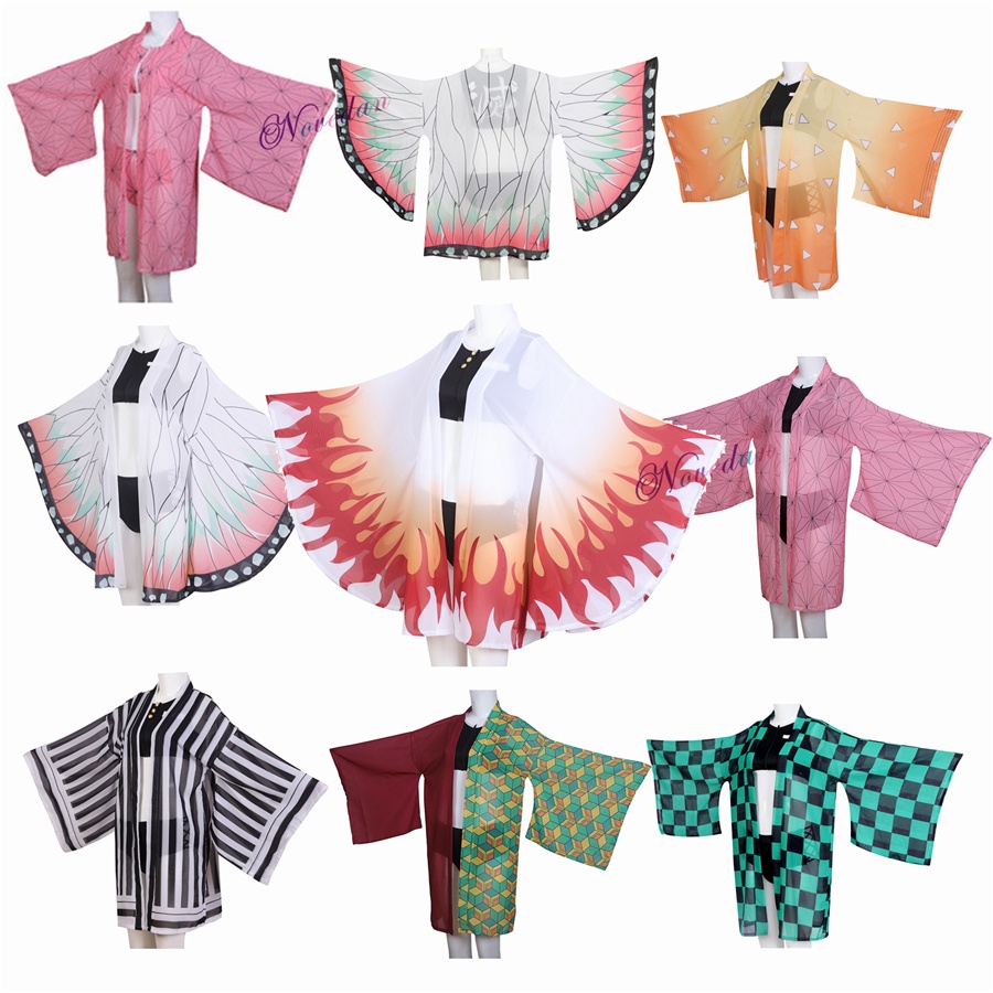 Haikyuu Tanjirou Rengoku Kochou Shinobu Zenitsu Cosplay Demon Slayer ...