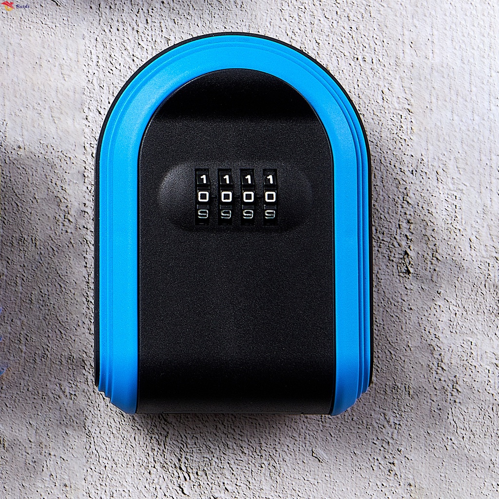 Combination Lockbox for House Keys Resettable Key Code Outdoor Key Safe ...