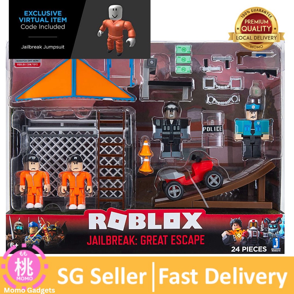 Roblox Action Collection - Jailbreak: Great Escape Playset [Includes ...